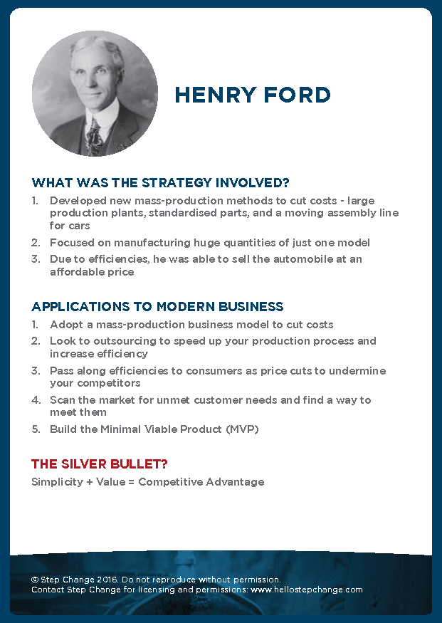 History’s Greatest Strategists: Henry Ford | Step Change Blog